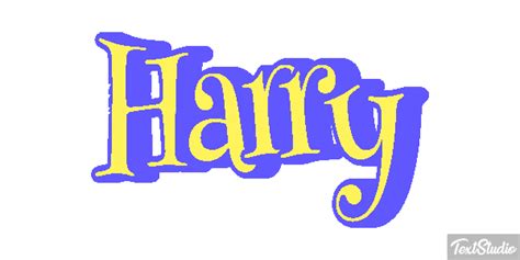 Harry Name Animated  Logo Designs