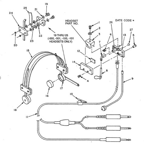 Telex 5x5 Pro Iii Headset Parts Guide And Illustrated Catalog Pilots Hq