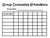 Group Counseling Attendance Tracker By Sadie Neville Tpt