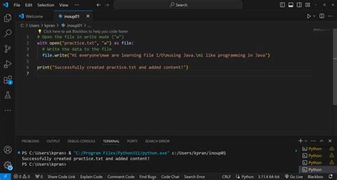 Pranit Kolamkar On Linkedin Python Programming Learning Fileio