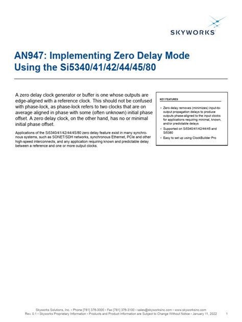 Como Implementar Modo Zero Delay Pdf