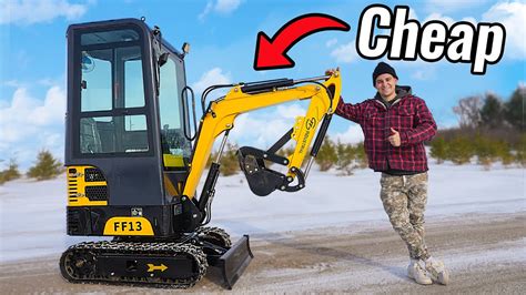 Temu Mini Excavator Testing Youtube