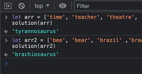 Javascript Exercises Basic14 Finding The Longest String From Array