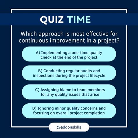 Addon Skills® On Linkedin 📢🎯 Quiz Time
