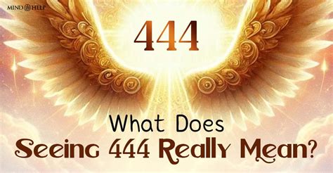 What Does Seeing 444 Mean Deep Spiritual Significances