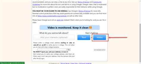 How To Enable The Camera On Omegle