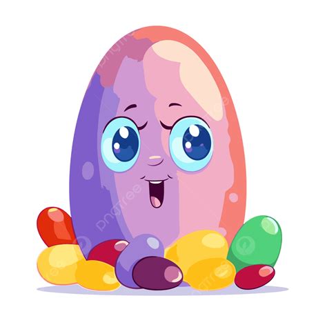 젤리 빈 벡터 스티커 클립 아트 사탕과 귀여운 만화 부활절 달걀 상표 클립 아트 Png 일러스트 및 벡터 에 대한 무료 다운로드 Pngtree