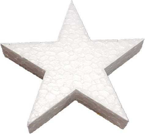 Decoporex Figura Decorativa En Forma De Estrella De Cm En Poliestireno Expandido Ideal