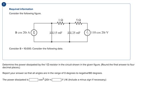 Solved Required Information Consider The Following Figure