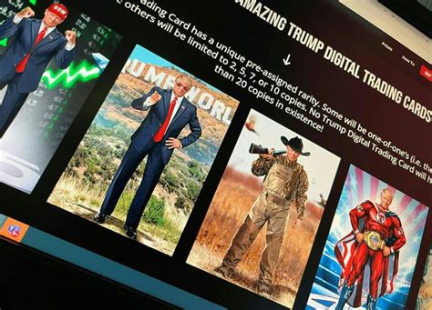 트럼프 Nft 컬렉션에 저작권 이미지 사용 혐의