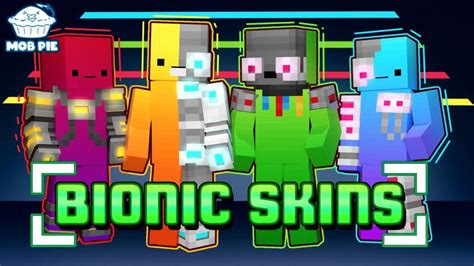 Bionic Skins By Mob Pie Chunk Minecraft Bedrock Marketplace Explorer
