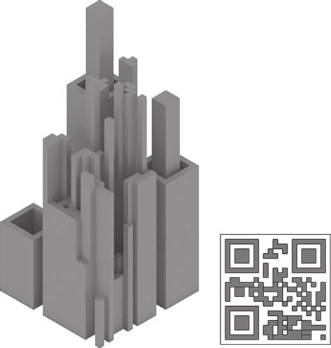 6 rendered 3d qr code model download scientific diagram