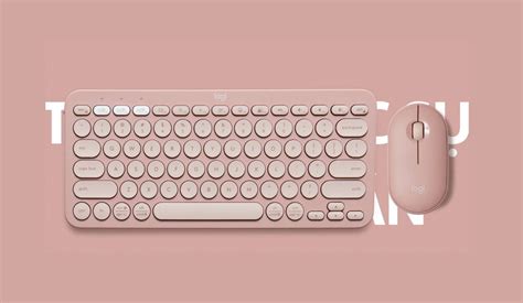 Bàn phím Bluetooth Logitech Pebble Keys K s Hồng Giá Rẻ Nguyễn Kim