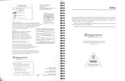 Solution Wisc Iv 2003 Tecnico Studypool