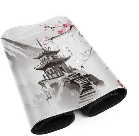 Japanese Cherry Blossom Desk Mat The Nerd Collective