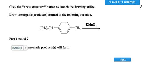 Solved Click The Draw Structure Button To Launch The Drawing