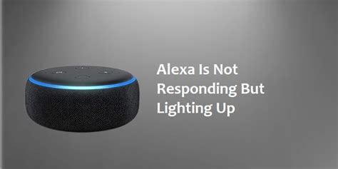 Alexa Not Responding But Lighting Up 8 Ways To Fix