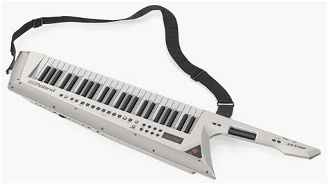 Roland Ax Edge Keytar White 3d Model 39 3ds Blend C4d Fbx Max Ma Lxo Obj Free3d