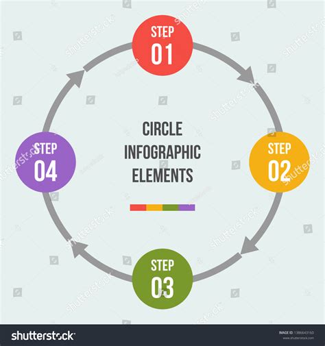 Circle Chart Circle Arrows Infographic Cycle Stock Vector Royalty Free Shutterstock