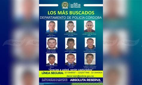 ¡atención Este Es El Cartel De Los Más Buscados En Córdoba La Lengua