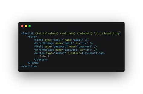 Sveltik Form Library Inspired By Formik Made With Svelte