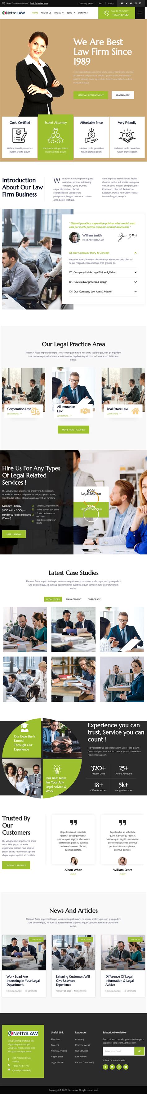 NettaLaw The Car Lawyer Bootstrap Responsive HTML5 Template