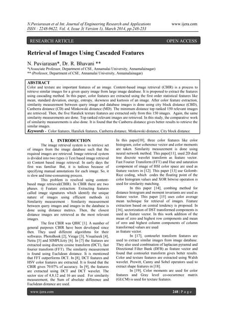 Features Of Glcm Extracted Using Glcm Pptx