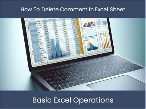 Excel Tutorial How To Delete Comment In Excel Sheet