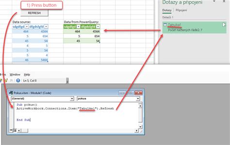 Solved Refresh Specific Query For Powerquery By Vba Microsoft Fabric Community