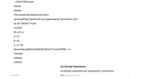 javascript functions and arrays pptx