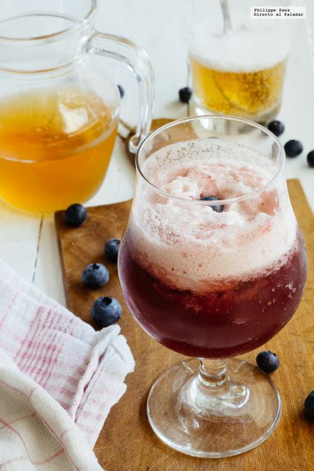 Coctel De Cerveza Con Arándano Y Crema De Cassis Receta De Bebida