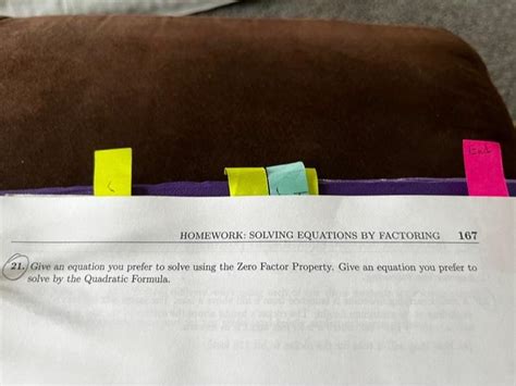 Solved 21 Give An Equation You Prefer To Solve Using The