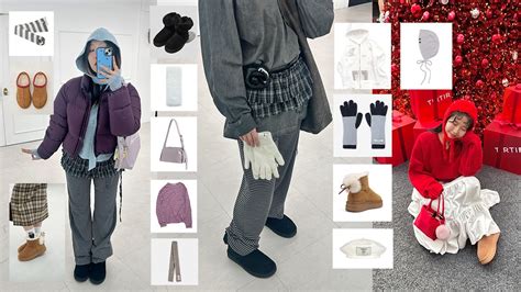 35가지 겨울 패션 하울인데요꒰১잡탕 하울 ໒꒱겨울 레이어드 코디 애착 패딩 교복 기모 팬츠 어그부츠 슬림 머플러 겨울 모자 추천 긴팔 티셔츠 빈티지 쇼핑ㅣ