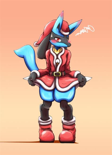Santa Lucario Pok Mon Pok Mon Heroes Cute Pokemon Pictures Sexy Pokemon