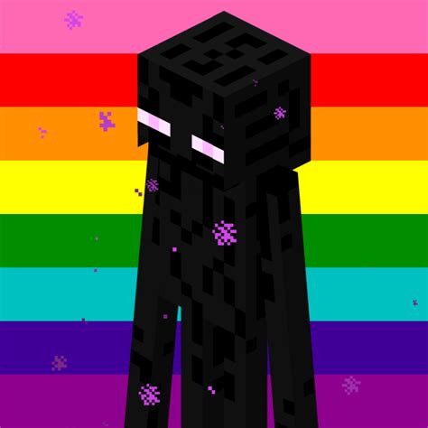 Minecraft Rainbow Enderman