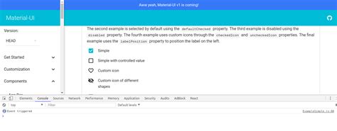 Checkbox Oncheck Event Doesnt Fire · Issue 10366 · Muimaterial Ui · Github