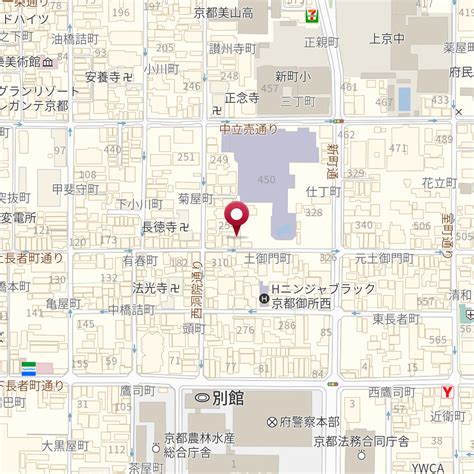 京都府京都市上京区上長者町通西洞院東入土御門町312 の地図 Mapfan