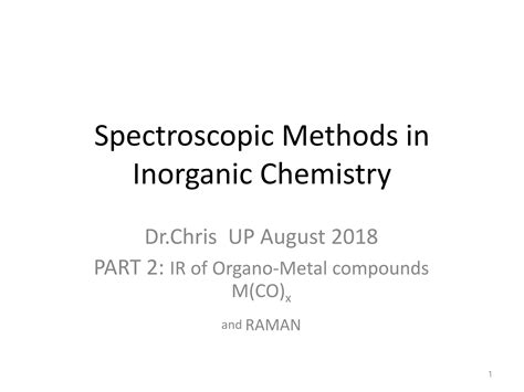 Spectroscopic Methods Ir Part 2 Pdf