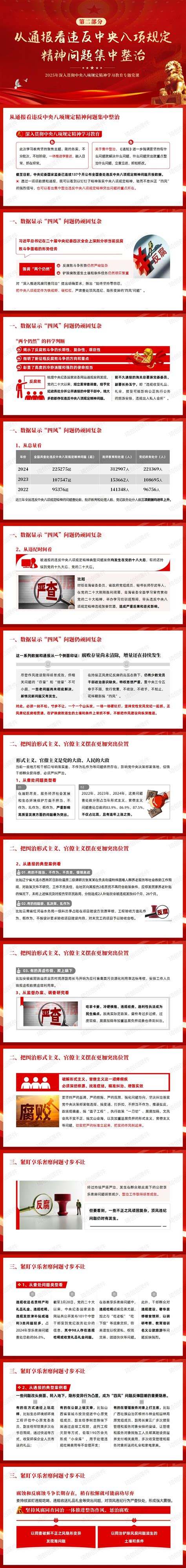 深学细悟八项规定精神，实干担当强作风建新功 琦创素材网旗下琦创创课件学习中央八项规定精神辅导课程ppt课件 琦创素材网