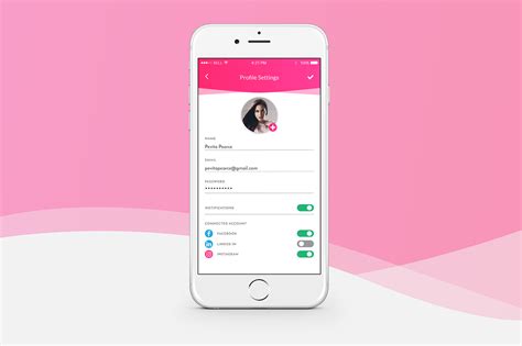 Mobile App Setting Page Behance