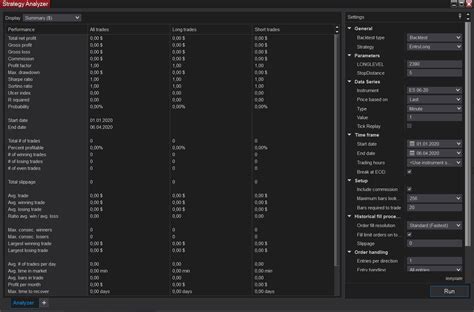 Ninjatrader Application Has Stopped Working Ninjatrader 8 Strategy Analyzer Settings Hairflair