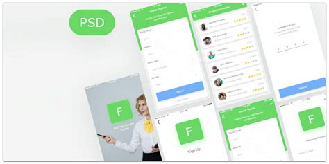 Latest Free Mobile App Ui Psd Designs Css Author