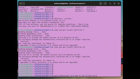 compile program that requires fortran77 on ubuntu22 youtube