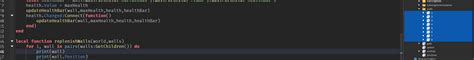part s position not updating even though printed position is different
