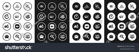 Set Document Graph Chart Pie Infographic Stock Vector Royalty Free Shutterstock