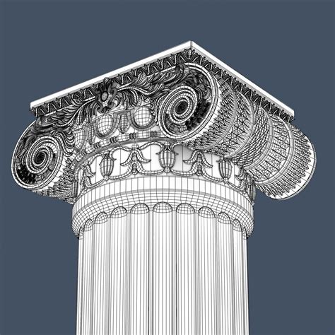 10 Classical Columns Collection 3d Model Cgtrader