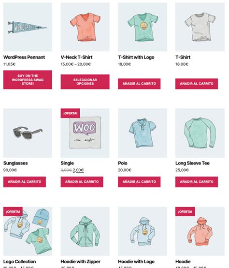 Woocommerce Shortcode Productos [products] Oscar Abad Folgueira Freelance Wordpress Developer