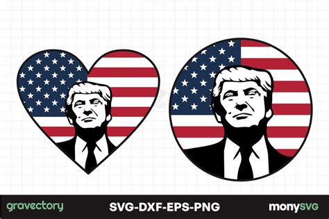 Trump Love Svg Gravectory