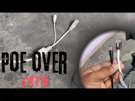 DIY PoE Over Cat Cable Power Your Camera With PoE Injector And Splitter No PoE Switch Needed