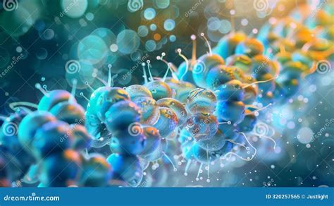 An Image Of Atp Synthase Molecules Embedded In The Mitochondrial Inner Membrane Responsible For